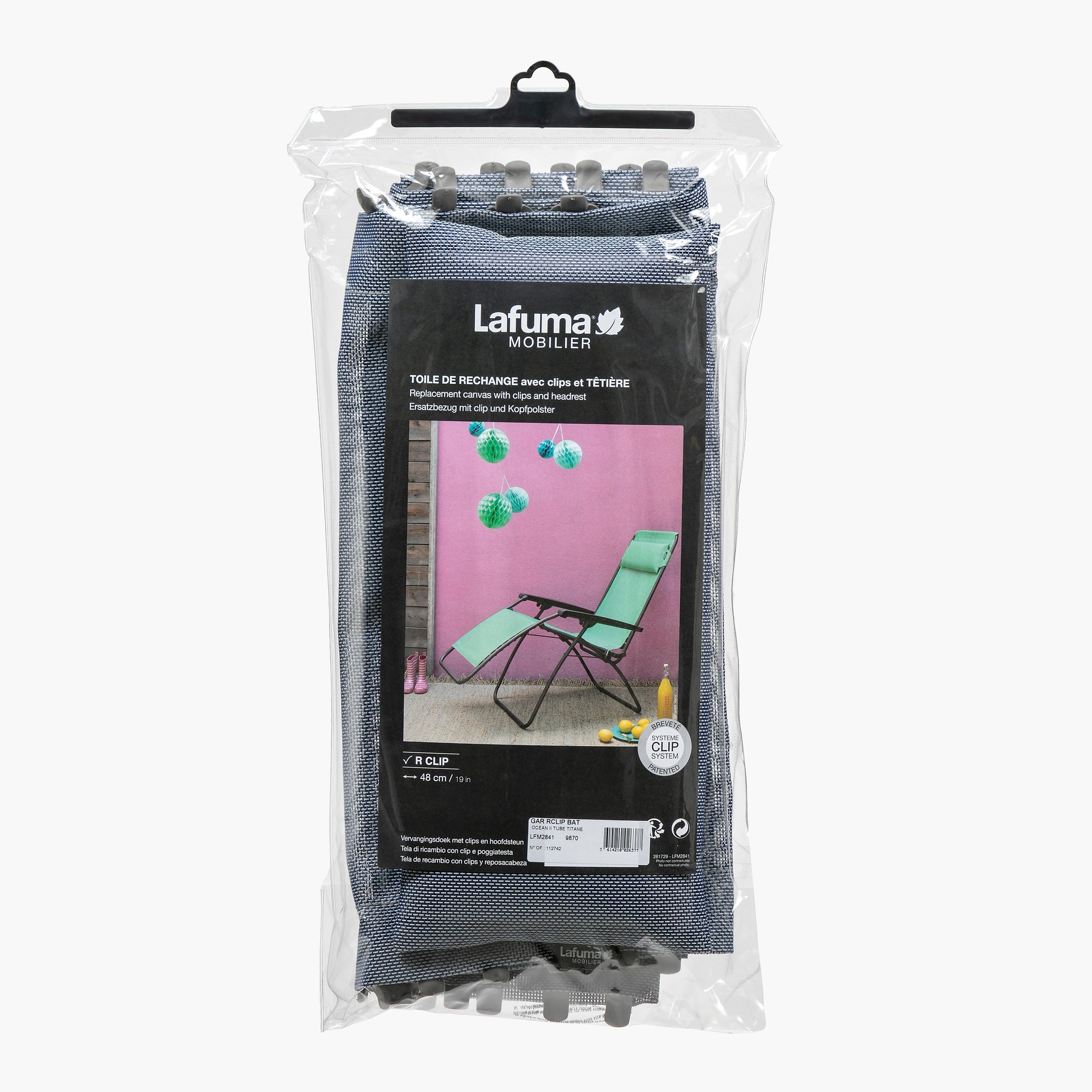 replacement kit for reclining chair r clip Batyline®ocean ii