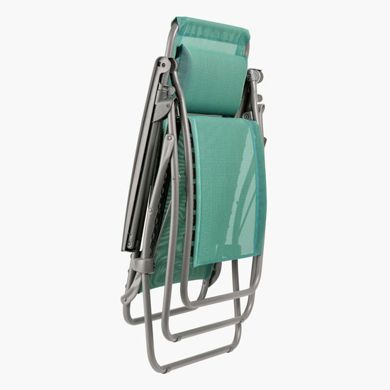reclining chair rclip Batyline®iso chlorophylle tubing titane