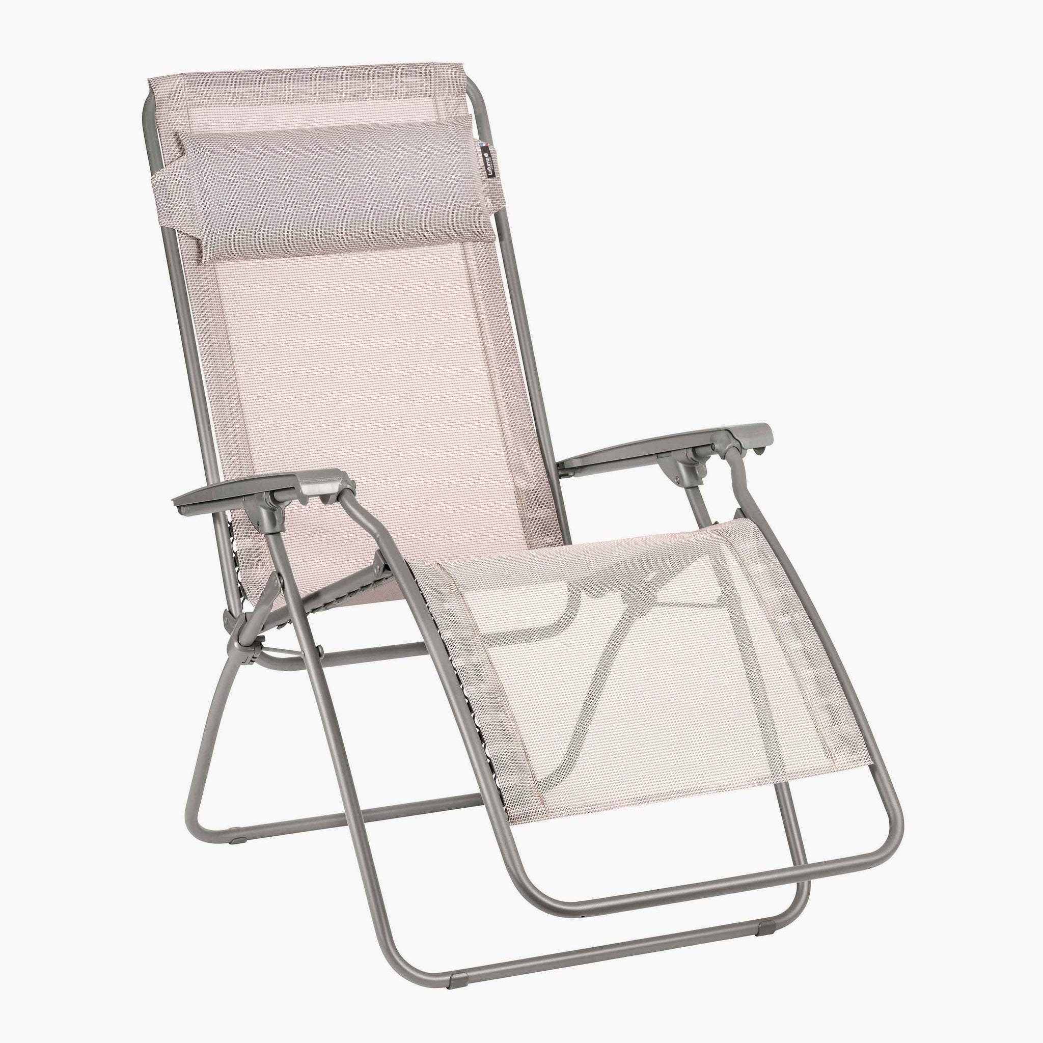 reclining chair rclip Batyline®iso magnolia tubing titane